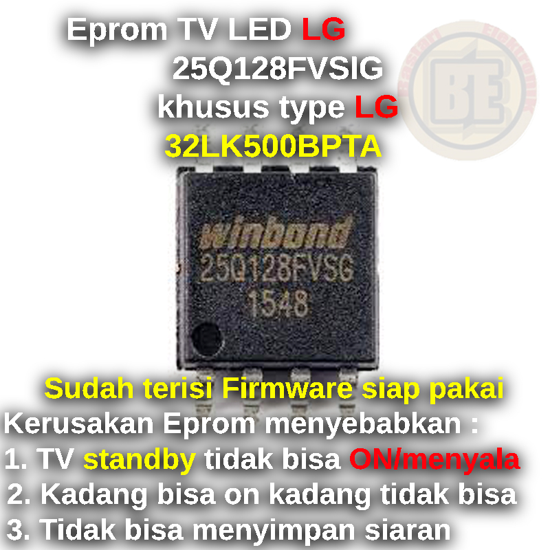 Jual Ic Eprom Firmware TV LG 32LK500BPTA | Shopee Indonesia