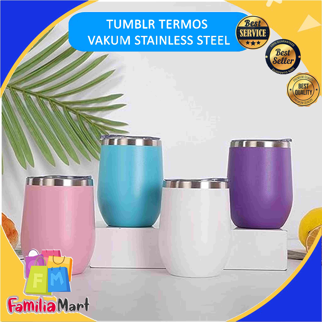 Jual Tumbler Gelas Cangkir Mug Kopi Stainless Steel Double Wall Anti ...