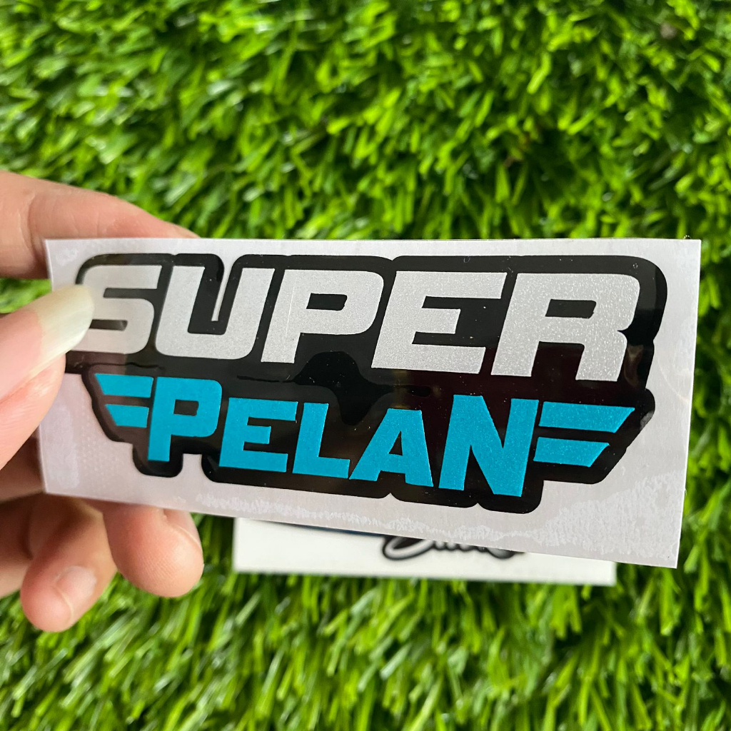 Jual stiker SUPER PELAN sticker cutting motor | Shopee Indonesia