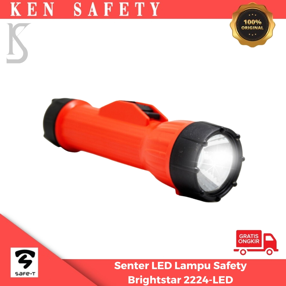 Jual Senter LED Lampu Safety Brightstar 2224-LED 3 Baterai Original ...