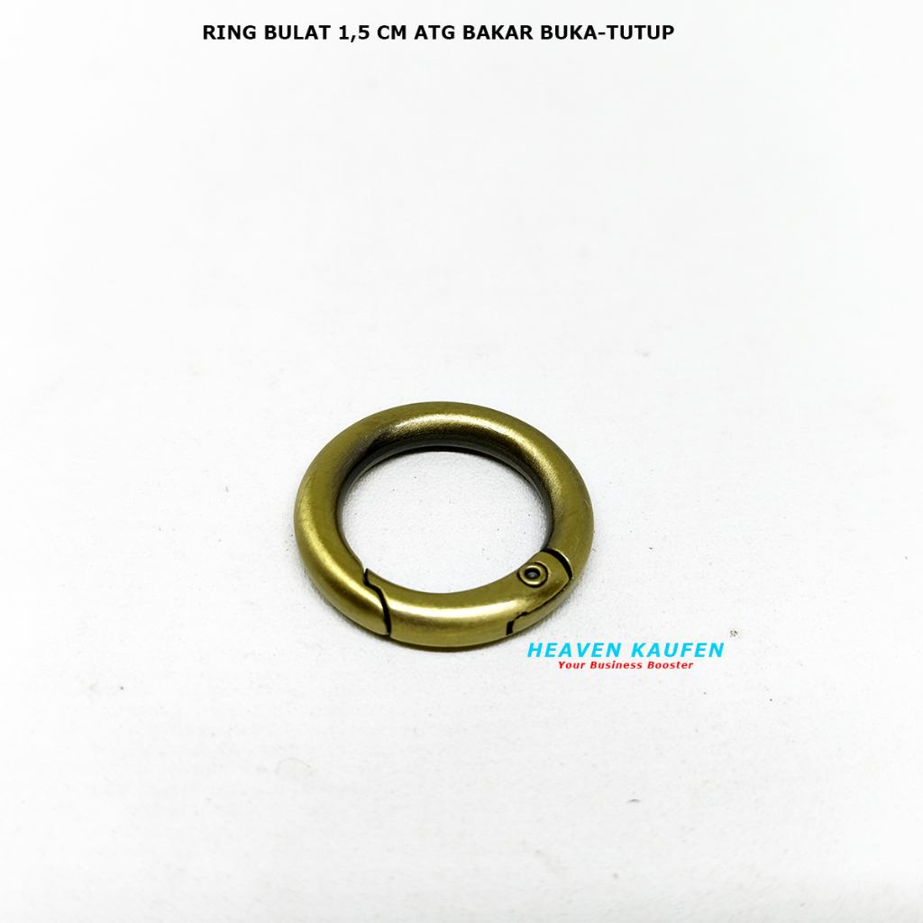 Jual Ring Bulat Ring O Diameter Lubang 1,5 cm Warna ATG Bakar Bisa ...