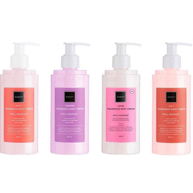 Jual SCARLETT FRAGRANCE BODY CREAM 300ML | Shopee Indonesia