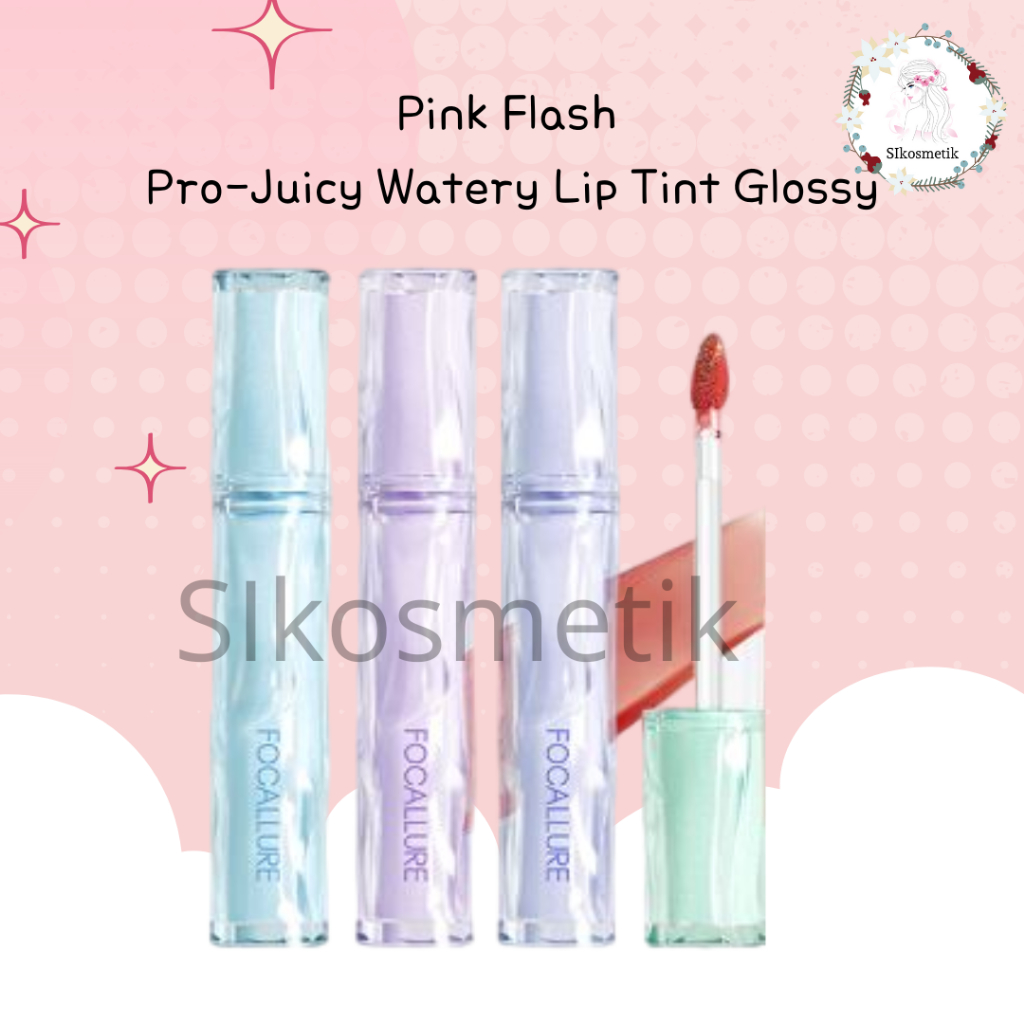 Jual FOCALLURE LipTint Watery LipCream Pro-Juicy Lip Tint Glossy Plump High Pigment Lipstick ...