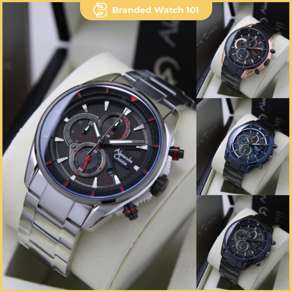 Jual ORIGINAL Jam Tangan Pria Alexandre Christie AC 6661 / AC6661 ...
