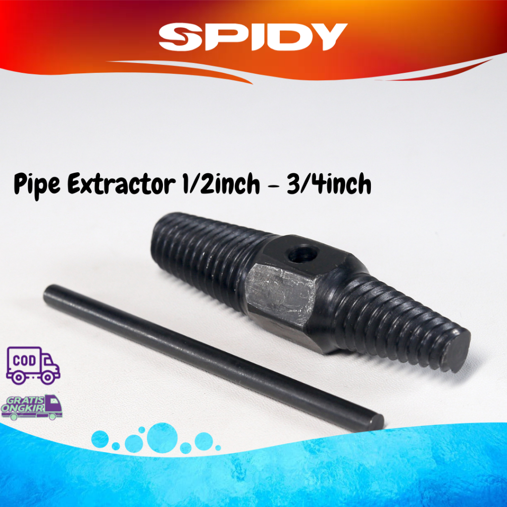 Jual SPIDY Pembuka Drat Kran Patah 1/2 inch - 3/4 inch Mengeluarkan ...