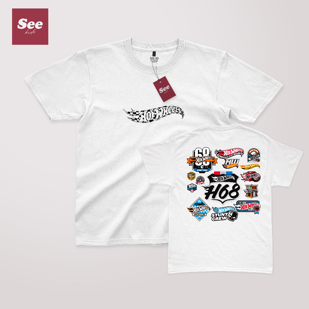 Jual Kaos HOTWHEELS racing outline series baju mobil anak usia 2-10th ...