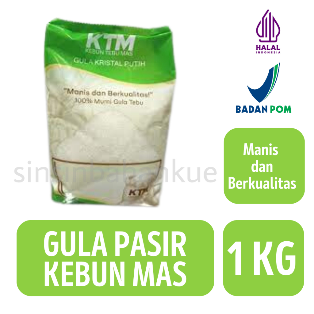 Jual Gula Pasir Kebun Mas /KTM [1KG] | Shopee Indonesia