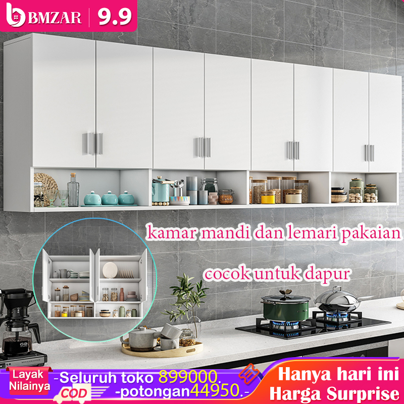 Jual Kitchen Set Atas 4 Pintu Lemari Dapur Gantung Minimalis Kabinet ...