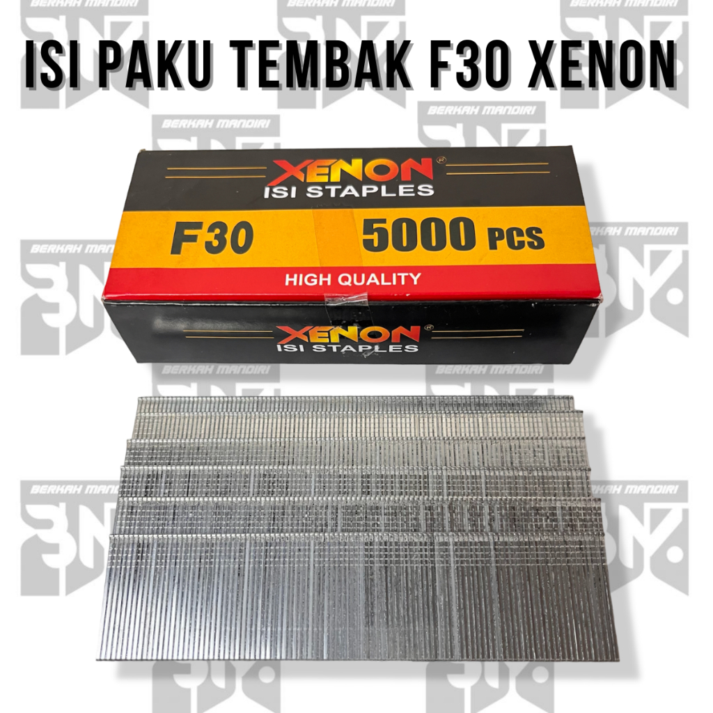 Jual XENON Isi Staples Mesin Paku Tembak F30 Lurus Mata Air Nailer Nail ...