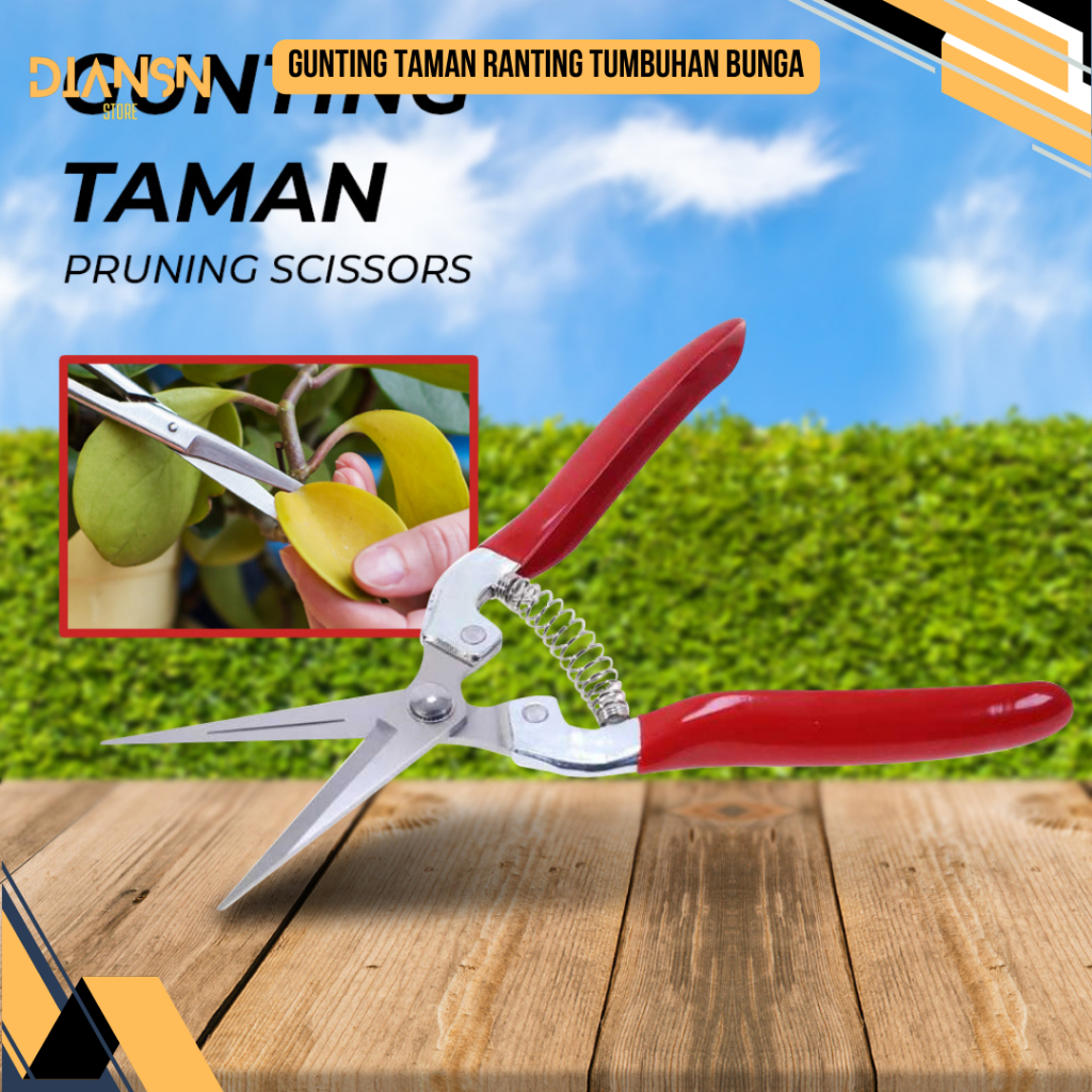 Jual Gunting Taman Ranting Tanaman Kembang Tumbuhan Bunga Garden ...