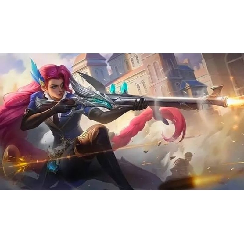 Jual COSTUME DAN SNIPER LESLY MOBILE LEGEND COSPLAY ACC BAHAN EVA FOAM ...