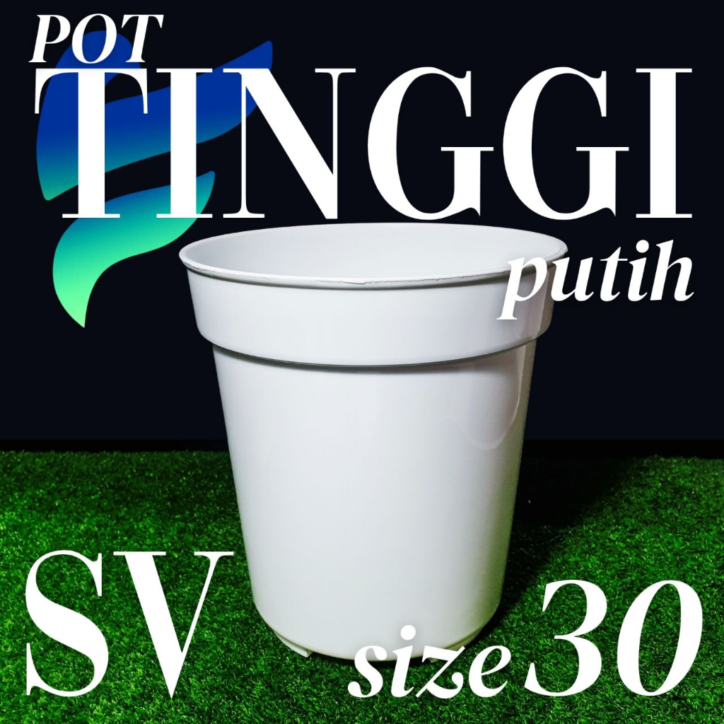 Jual Pot Tinggi SV Ukuran 30 PUTIH GBL Pertumbuhan Akar Tanaman Hias ...