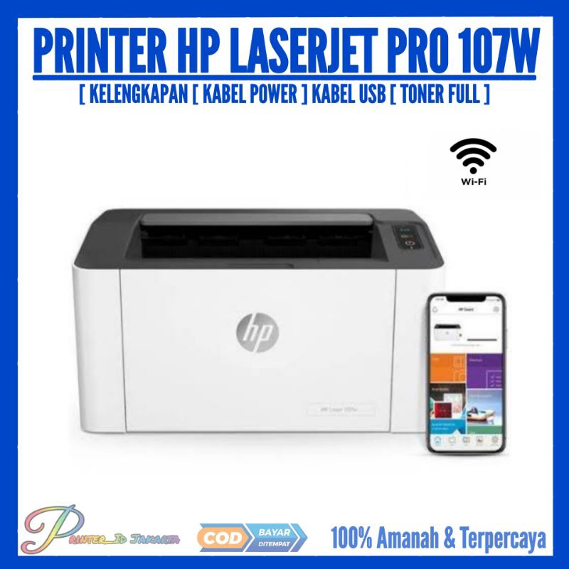 Jual Promo Printer Hp Laserjet 107w Siap Pakai | Shopee Indonesia