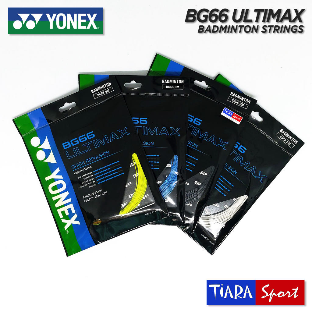 Jual Senar Raket YONEX BG 66 Ultimax - Badminton Strings BG66U | Shopee ...