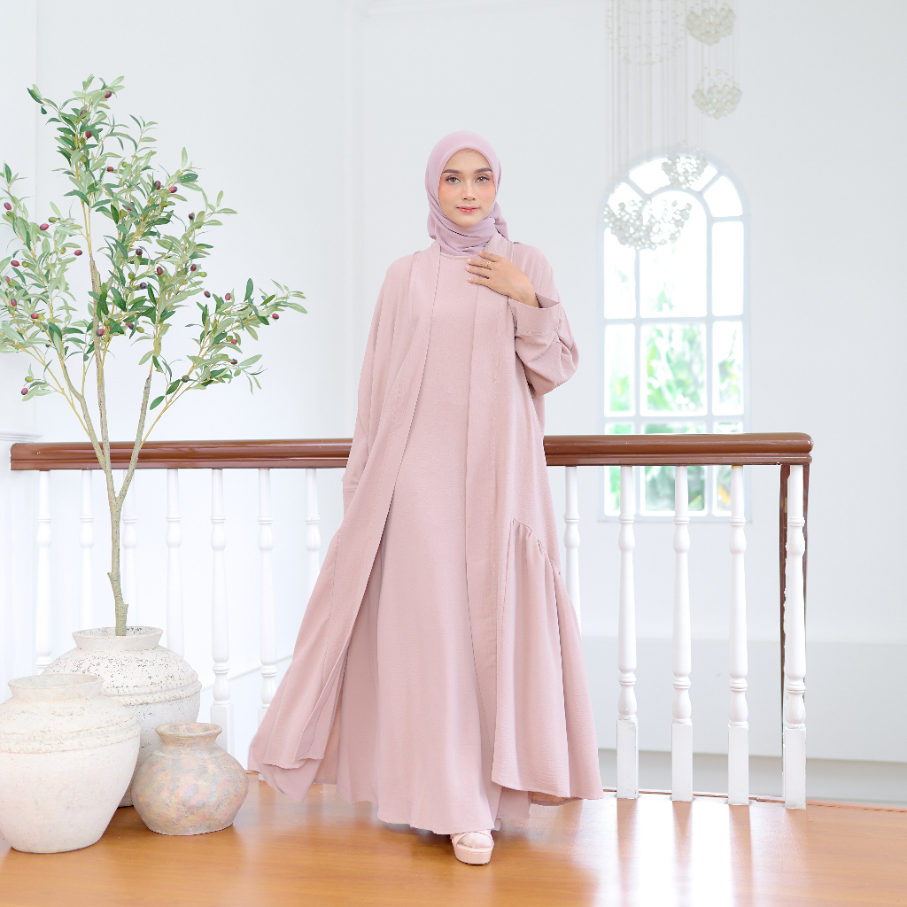 Jual Outer Abaya - Jamilla Outer Abaya - HJ-05 | Shopee Indonesia