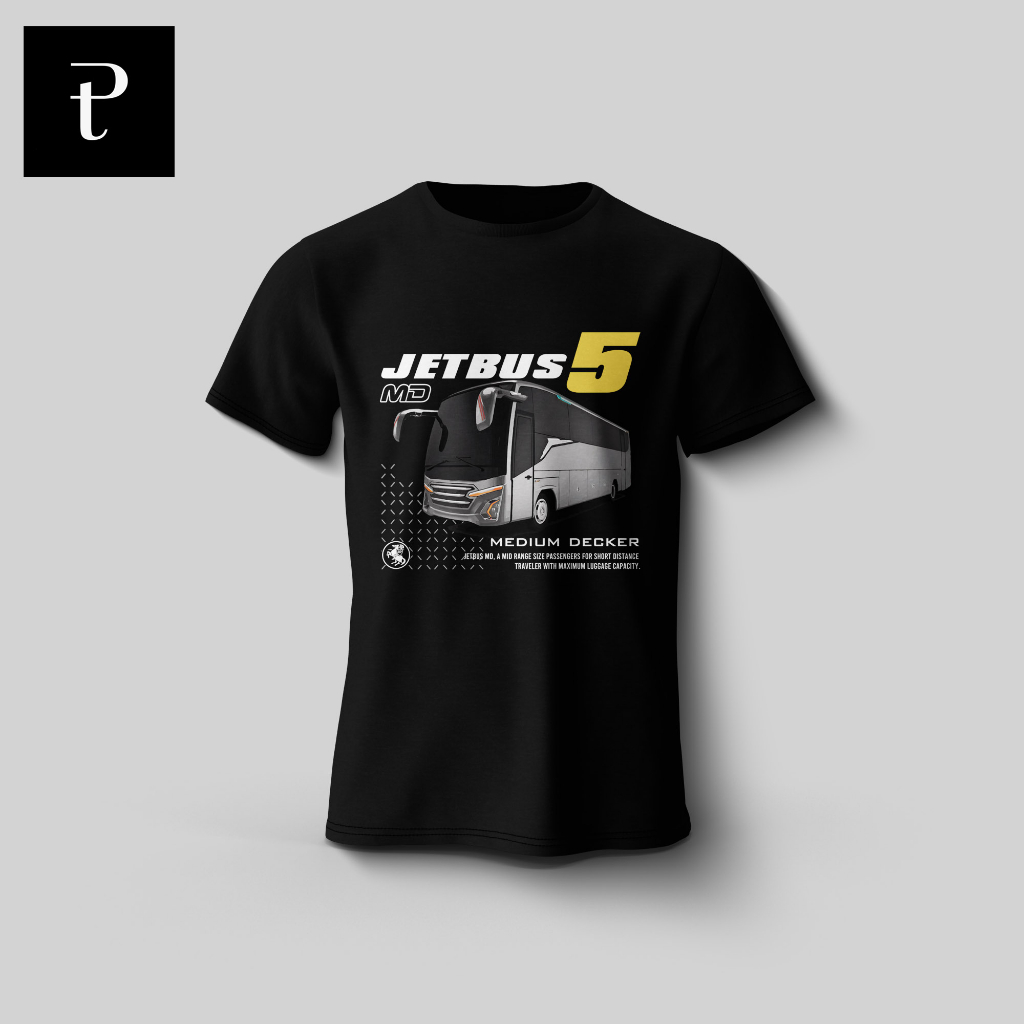 Jual Kaos JETBUS 5 MD 2 Sisi Busmania Tshirt Distro | Shopee Indonesia