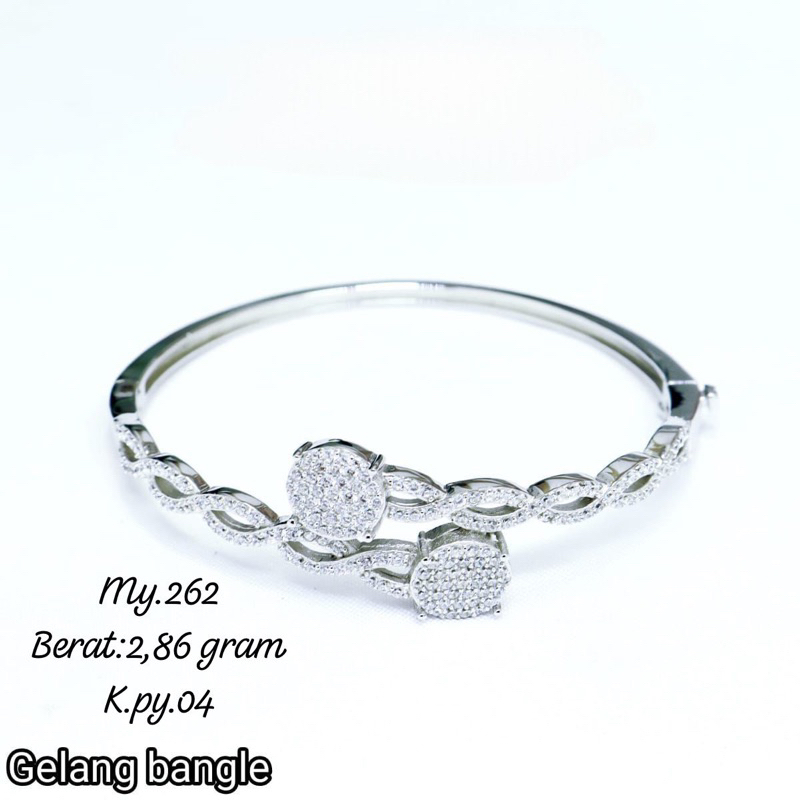 Jual Gelang perak silver 925( semi berlian) | Shopee Indonesia