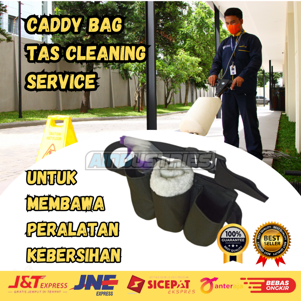 Jual Tas office boy Caddy Bag Pinggang Peralatan Petugas Kebersihan ...