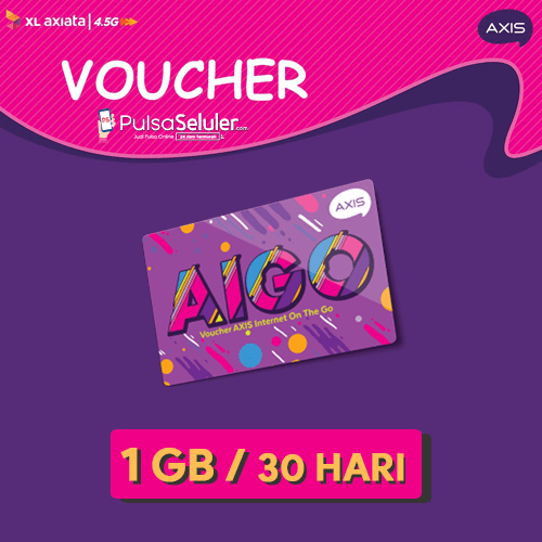 Jual Voucher AXIS AIGO - 1GB 24 JAM 30 Hari | Shopee Indonesia