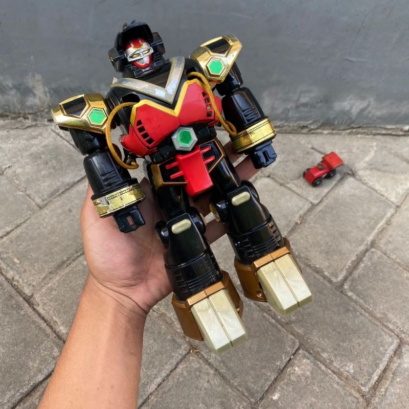 Jual mainan robot vintage bandai 1998 power rangers lost galaxy deluxe ...