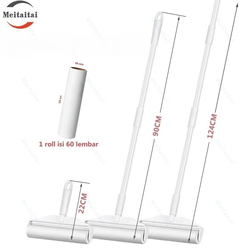 Jual Sticky Pet Roller Bulu Kucing / Sticky Lint Roll hair pet ...