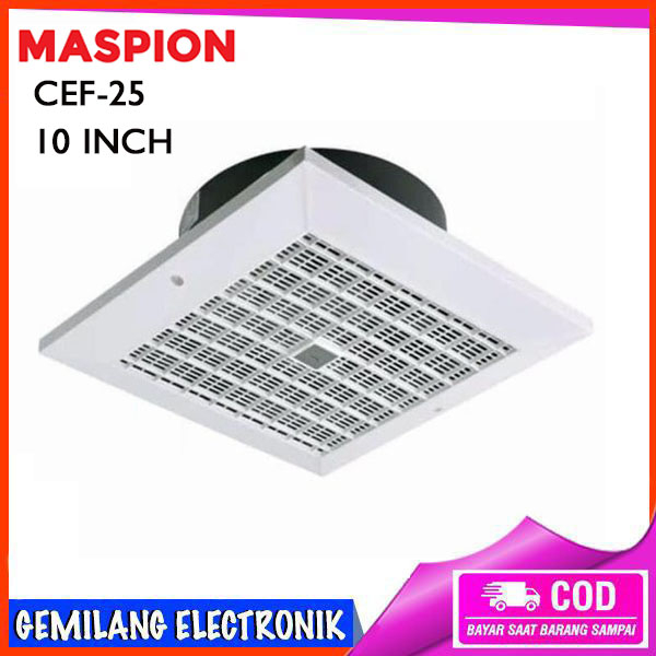Jual Maspion CEF-25 Kipas Angin Exhaust Fan Plafon Maspion 10 Inch ...