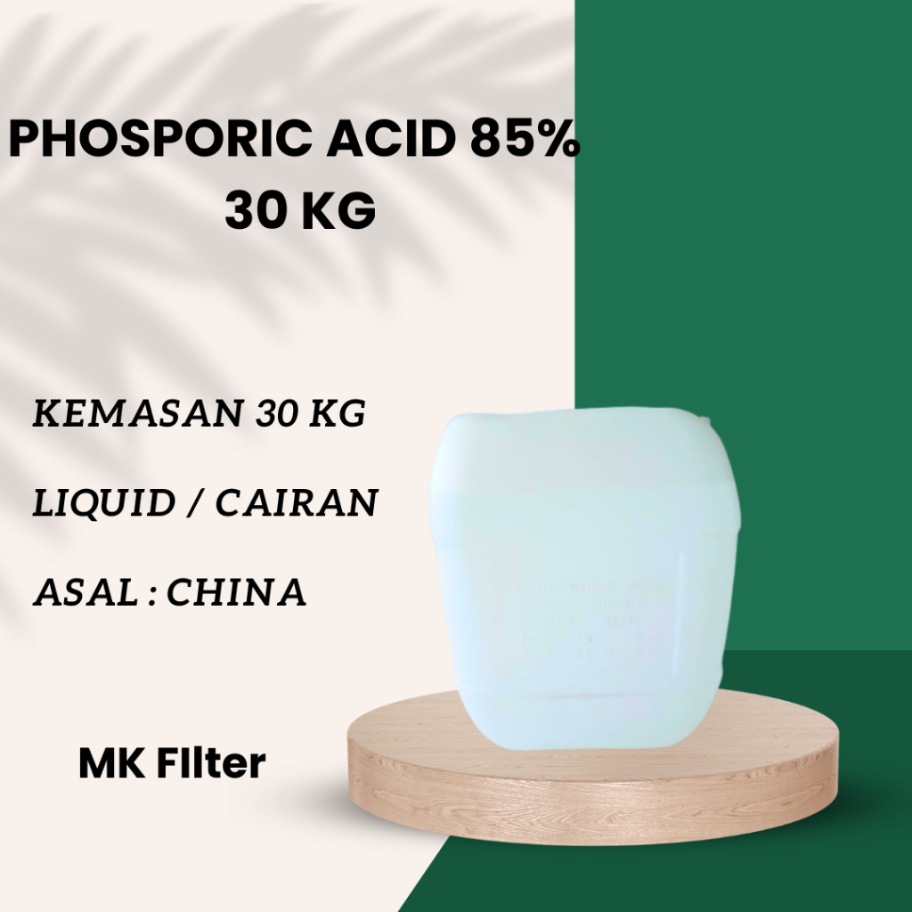 Jual Phosphoric Acid / Asam Fosfat FOOD GRADE 85% 1 pail (30 Kg) | Shopee Indonesia