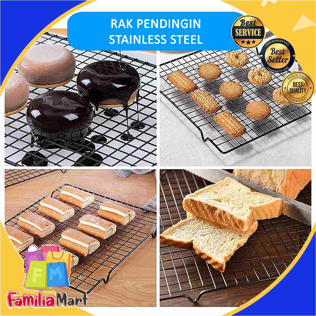 Jual Cooling Rack Single Rak Untuk Pendingin Tatakan Kue Cake Cookies ...