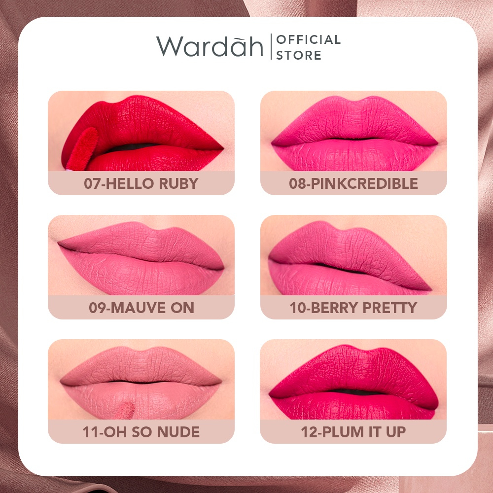Jual Wardah Matte Lip Cream - Liquid Lip Cream - Warna Intense dan ...