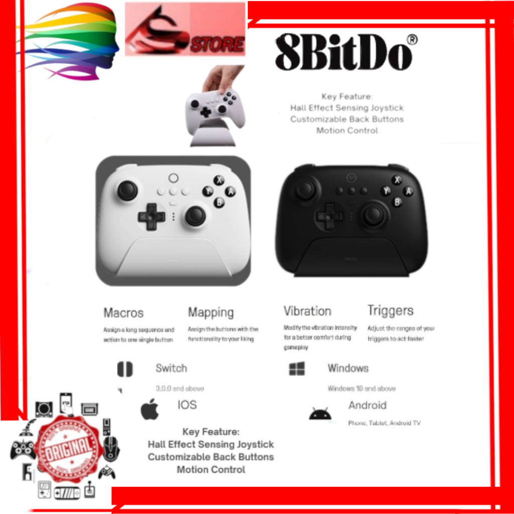 Jual 8Bitdo Ultimate Wireles Bluetooth Gamepad Controler With docking ...