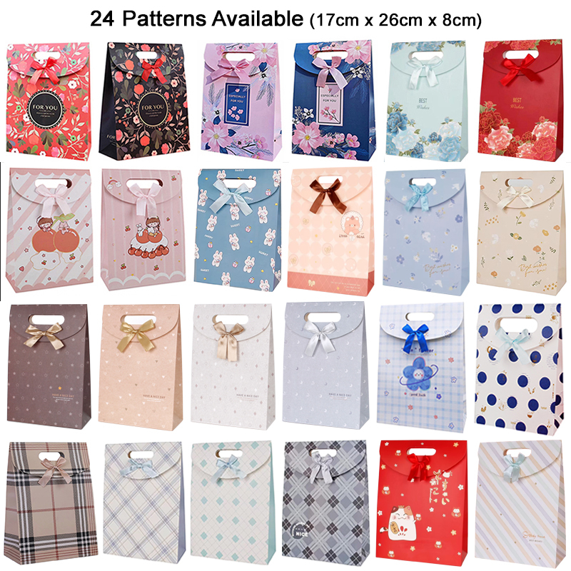 Jual 26x17x8 Premium Goodie Bag Hampers / Paper Bag Motif / Tas Kado ...