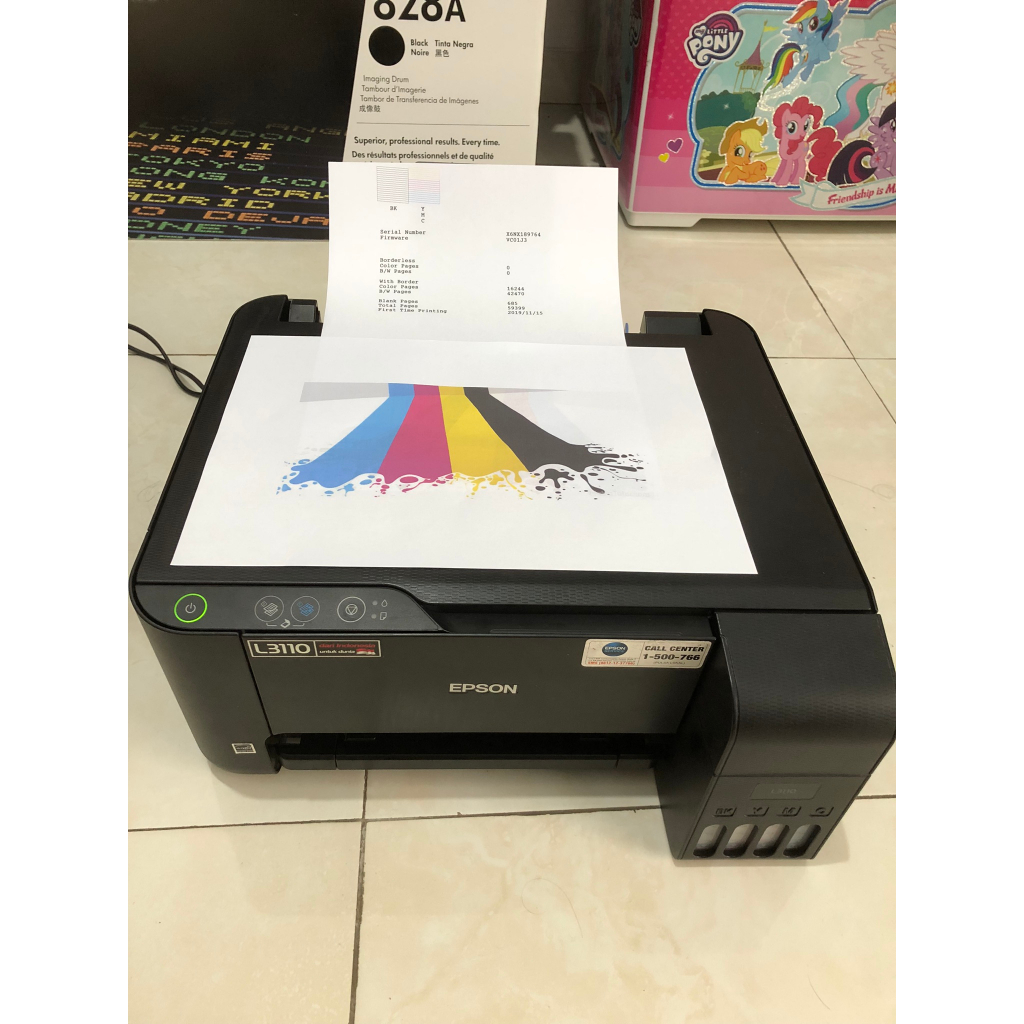 Jual PRINTER EPSON L3110 BEKAS NORMAL NOZZLE FULL NORMAL PRINT SCAN ...