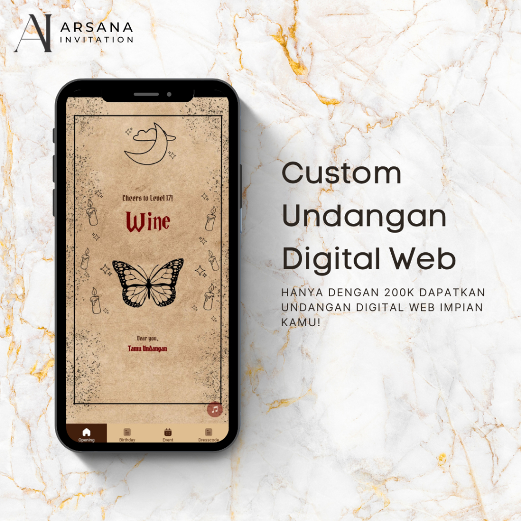 Jual Custom Undangan Digital Website | Shopee Indonesia