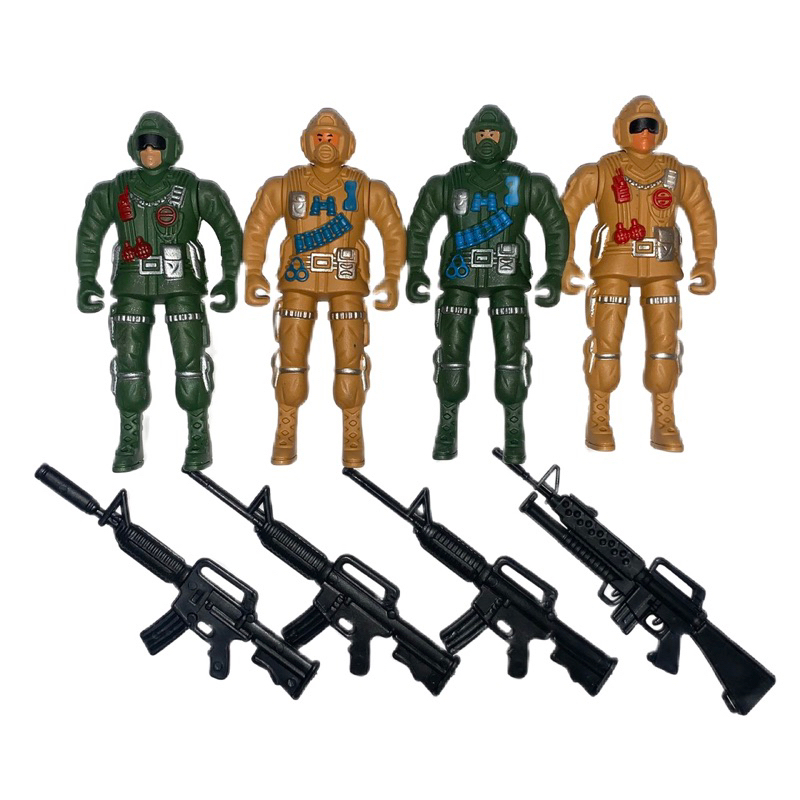 Jual Mainan Tentara Plastik 1 Set Senjata, Prajurit, Tank, Pesawat, Kapal dan Army Kecil ...
