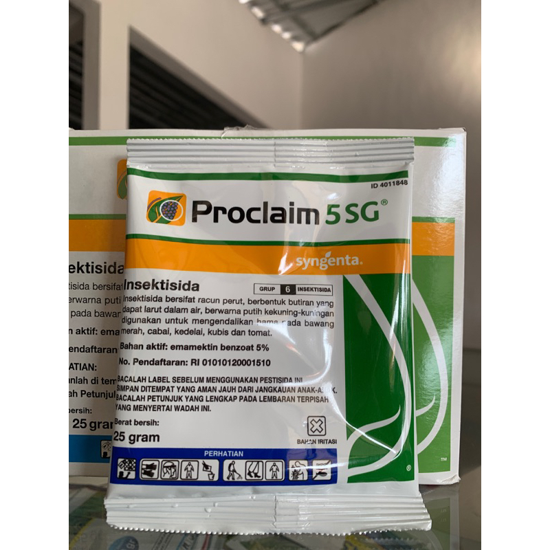 Jual Insektisida PROCLAIM 5 SG - 25 Gram | Shopee Indonesia