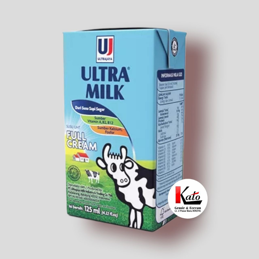 Jual Ultra Milk Susu UHT Full Cream 125ml | Shopee Indonesia