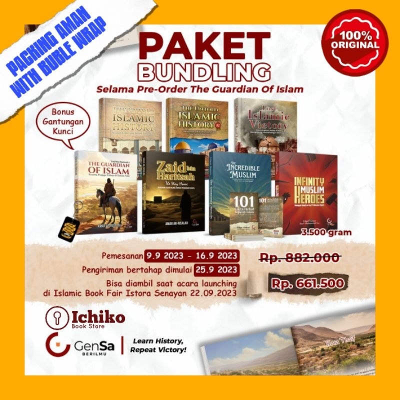 Jual PAKET ZAID BIN HARITSAH JILID 2 The Guardian Of Islam & ALL BOOKS Gensa ORIGINAL | Shopee ...