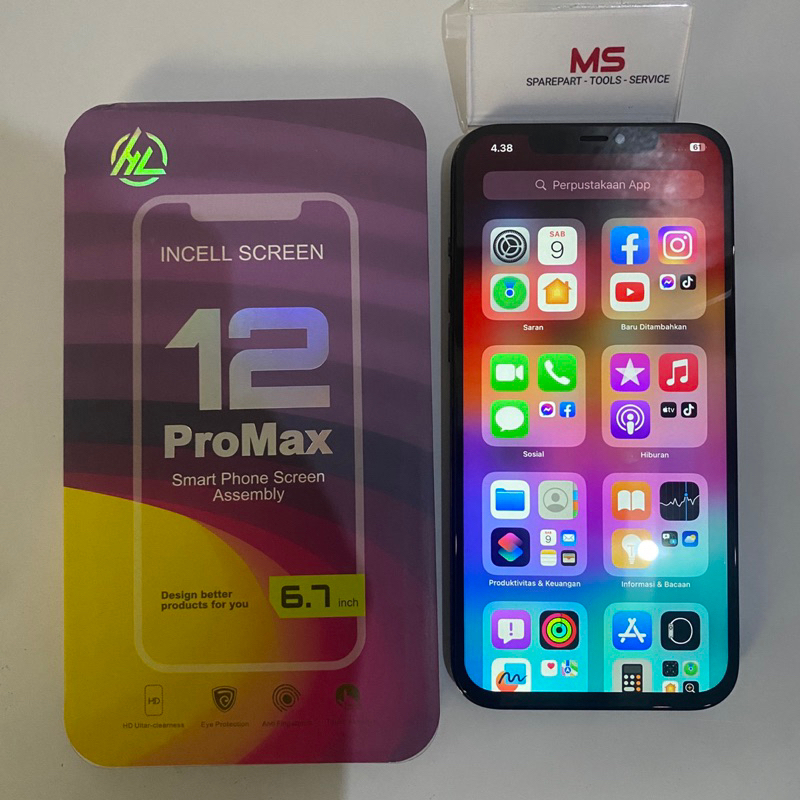 Jual LCD Iphone 12 PRO MAX GRADE A+ Truetone Langsung Aktif | Shopee ...
