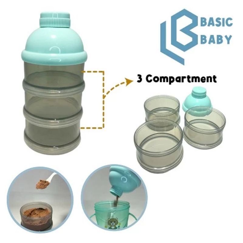 Jual Basic Baby Milk Powder Dispenser - Tempat Travel Wadah Susu Bayi ...
