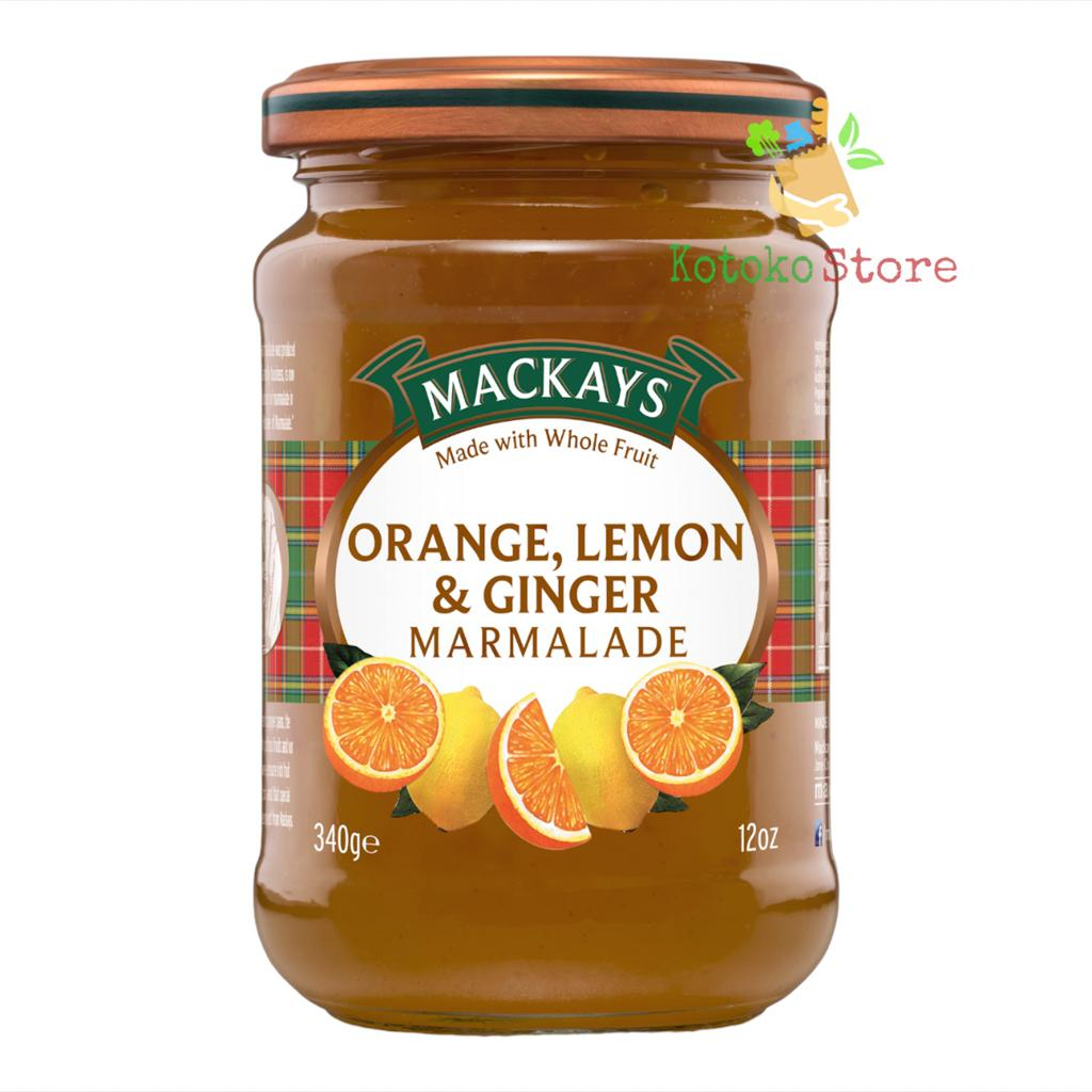 Jual Mackays Strawberry Blueberry Orange Ginger Jam / Selai Mackays ...