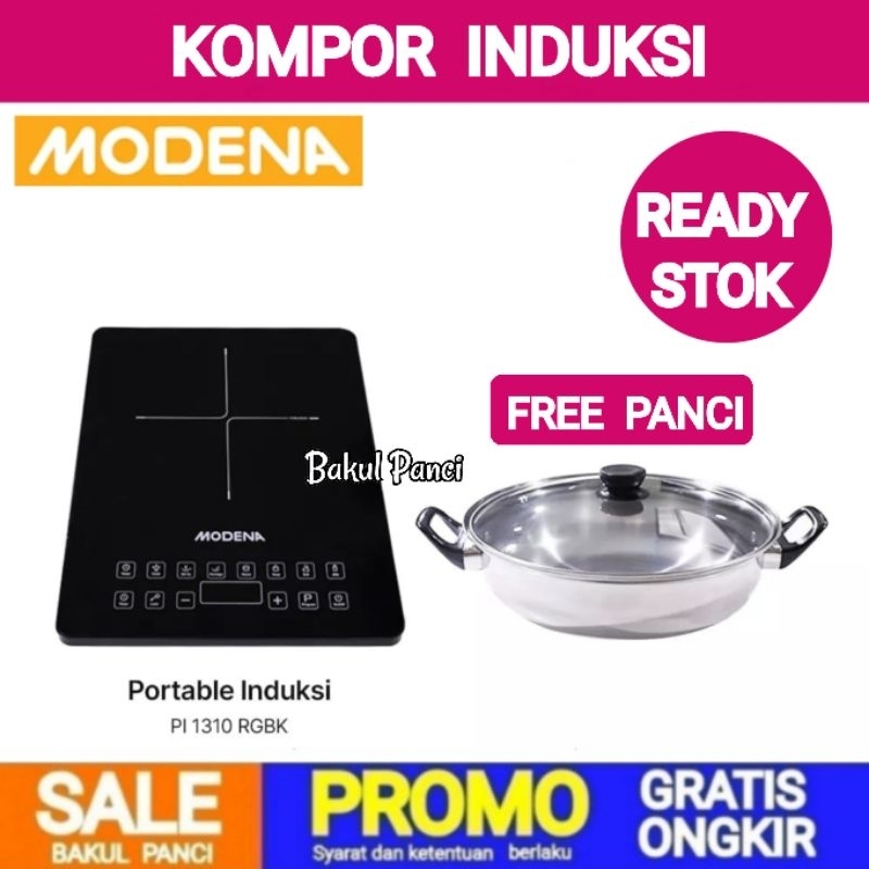 Jual KOMPOR INDUKSI MODENA PI 1310 RGBK - INDUCTION COOKER PI1310 ...