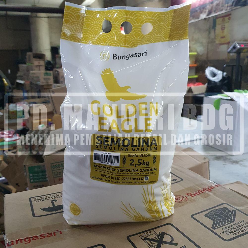 Jual GOLDEN EAGLE SEMOLINA GANDUM 2,5 KG | Shopee Indonesia