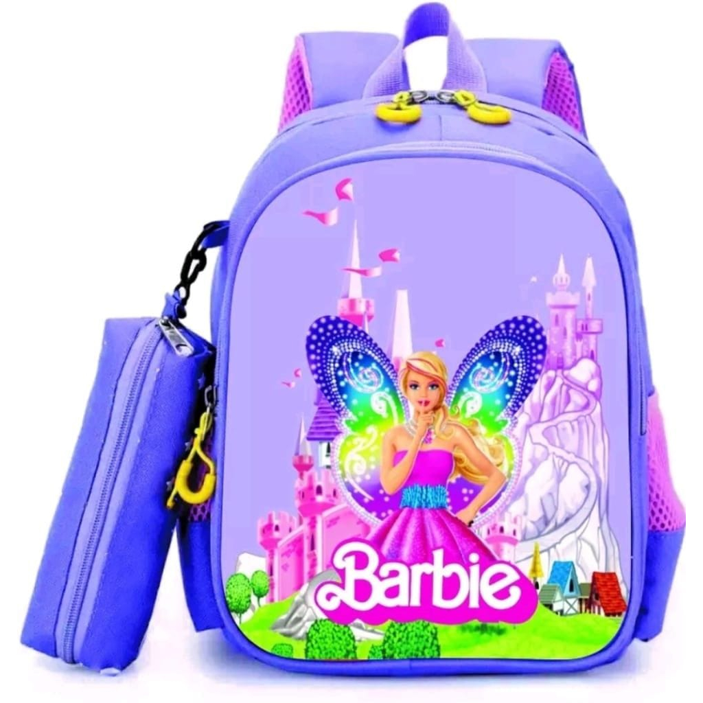 Jual Tas Ransel anak Perempuan Motif Barbie Viral Terbaru Kekinian Anak ...