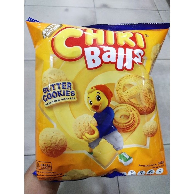 Jual Chiki Balls Butter Cookies 100gr rasa kukis mentega | Shopee Indonesia