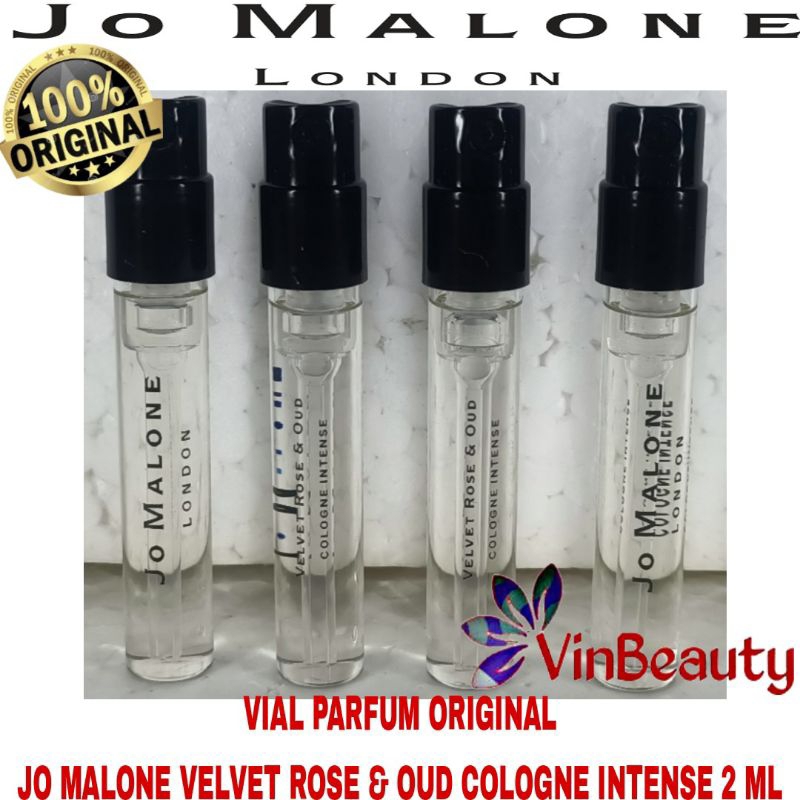 Jual Vial Parfum OriginaL Jo Malone Velvet Rose & Oud Cologne Intense 2 ...