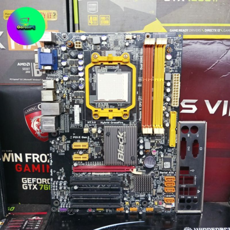Jual Motherboard AMD ECS Black Series A880GM-AD3 Socket AM3 DDr3 | Shopee Indonesia