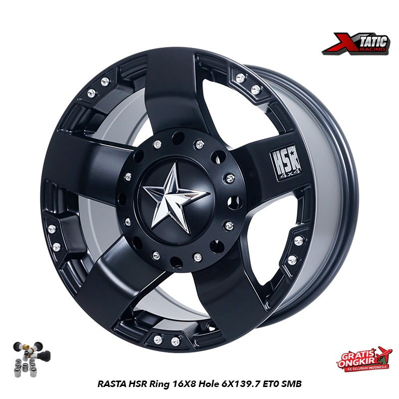 Jual Velg Model Offroad R16 Hsr Type Rasta Pcd 6x139,7 Buat Blazer ...