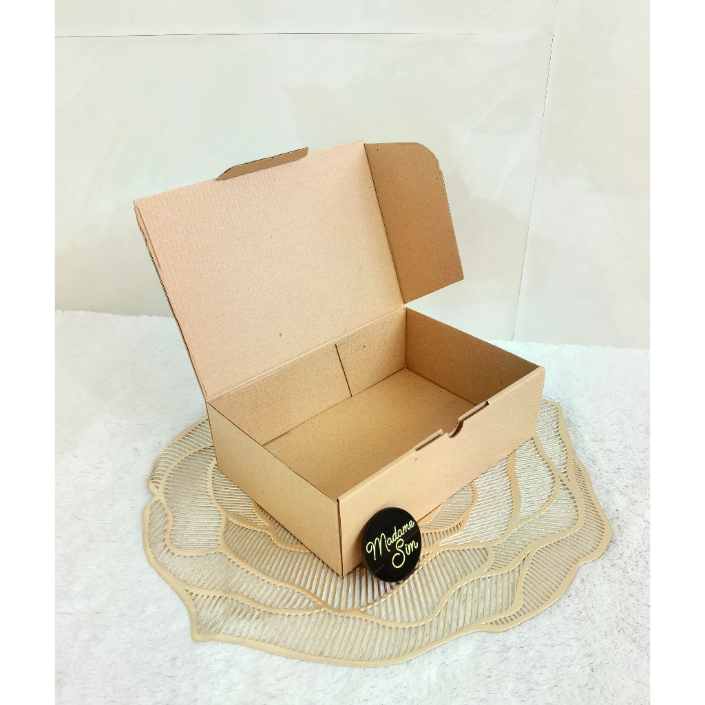 Jual BOX SNACK - KOTAK SUVERNIR - DUS CORRUGATED 22x15x7 (ISI : 10 PCS ...