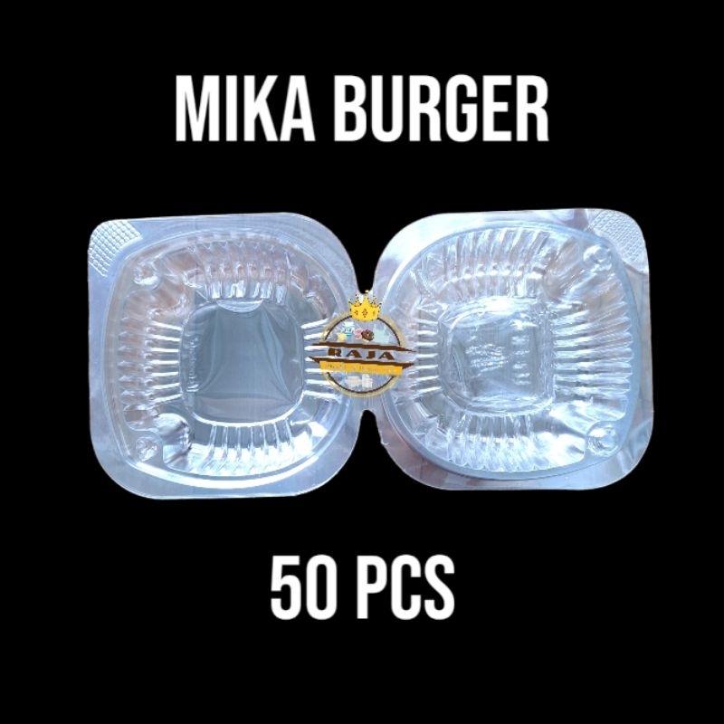 Jual Mika Burger / Mika Hamburger Techno Isi 50 PCS | Shopee Indonesia