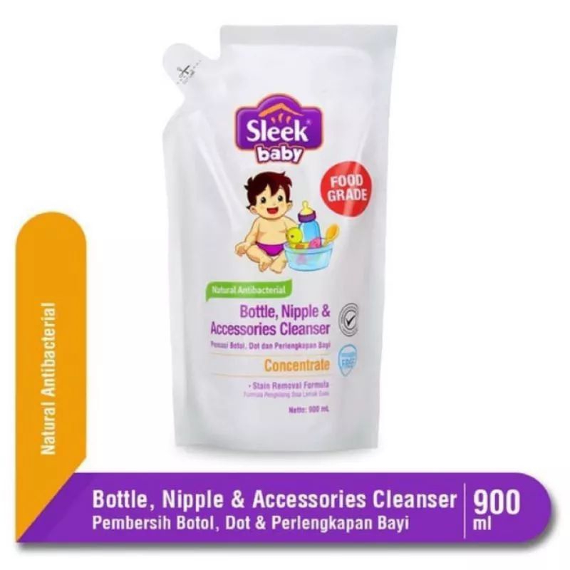 Jual Sleek Baby pencuci botol dan perlengkapan bayi 900ml | Shopee ...